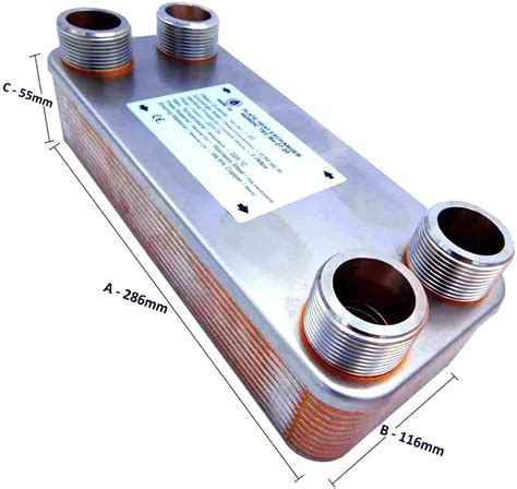 Plate Heat Exchanger NORDIC TEC Ba 32 20 1 For Boilers Fireplaces