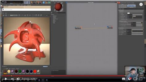 Cinema 4D Tutorial Redshift Render Redshift Material Part 2