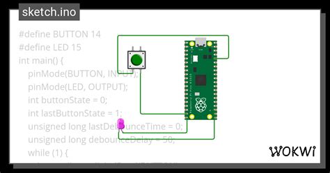 6 Button Debouncing Wokwi ESP32 STM32 Arduino Simulator