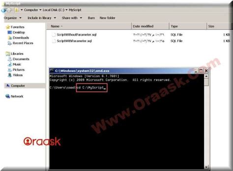 Run Oracle Sql Script From Command Line In Windows Oraask