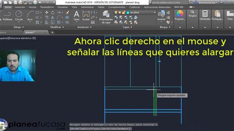 Comando Para Alargar Una Linea En Autocad Image To U