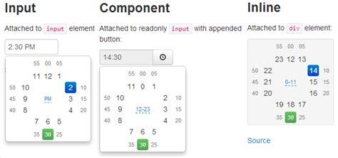 Clockface Timepicker For Twitter Bootstrap JQuery 2 DotNet