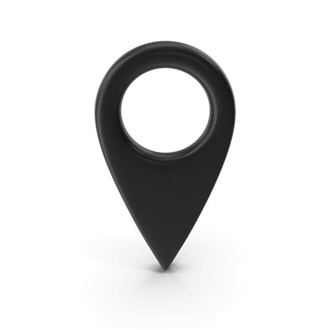 Premium Photo 3D Black Map Pointer Location Map Icon Black Texture