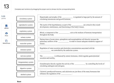 Solved Complete Each Sentence By Dragging The Proper Word Or Chegg