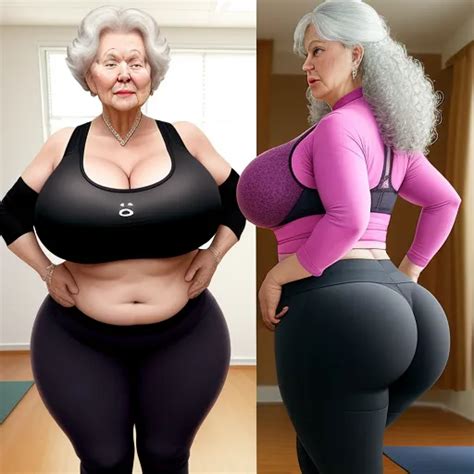 Make Picture 4k 2 Older Bbw Granny Big Booty Huge Bra Showing