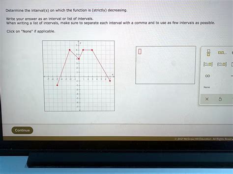 solved determine the interval s on which the function is strictly decreasing write your