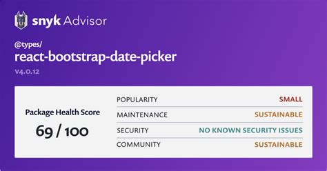 Types React Bootstrap Date Picker Npm Package Snyk