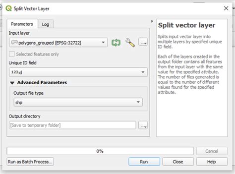splitting many polygons into almost equal parts using a simple script in pyqgis the python