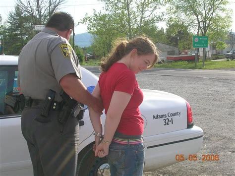 Teen Girl Arrested Teen Girl Handcuffed And Under Arrest Wowhead2 Flickr