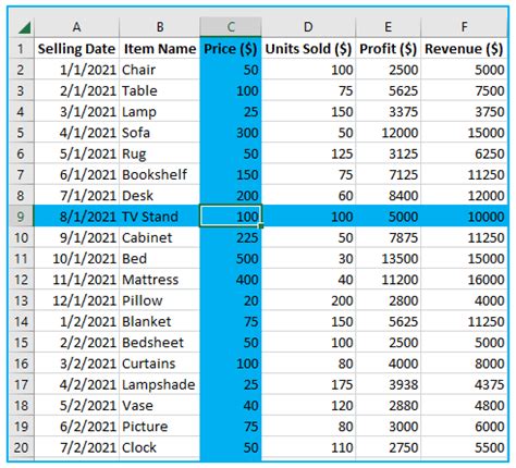 How To Highlight Active Row Column In Excel