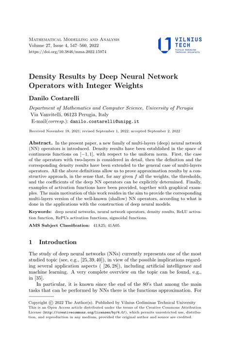 pdf density results by deep neural network operators with integer weights