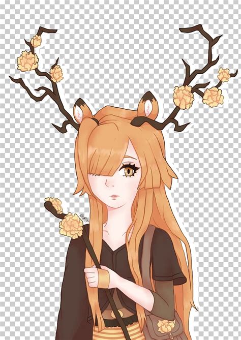 Reindeer Antler Mangaka Horn Png Clipart Animation Anime Anime Girl Antler Art Free Png