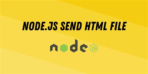 how to send an html file in node js codeforgeek