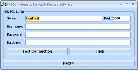 how to automatically backup and restore mysql database