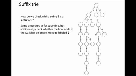 suffix tries and trees jhu youtube