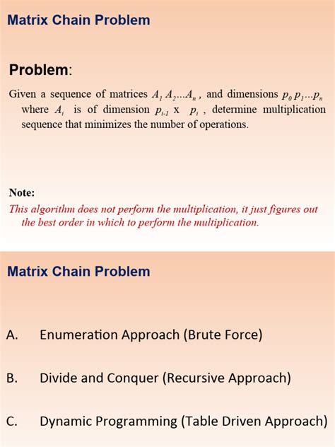 lec 12 dynamic programming chain matrix problem pdf dynamic programming matrix