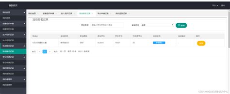 javaweb基于ssm开发第二课堂第二学位管理系统 课程设计 毕业设计源码 第二课堂管理系统免费源代码 csdn博客
