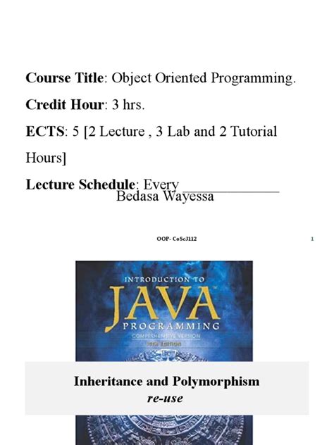 chapter 3 inheritance and polymorphism pdf method computer programming inheritance