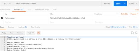 django rest framework token authentication and queryset stack overflow