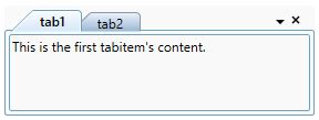 DataBinding In WPF TabControl Control Syncfusion