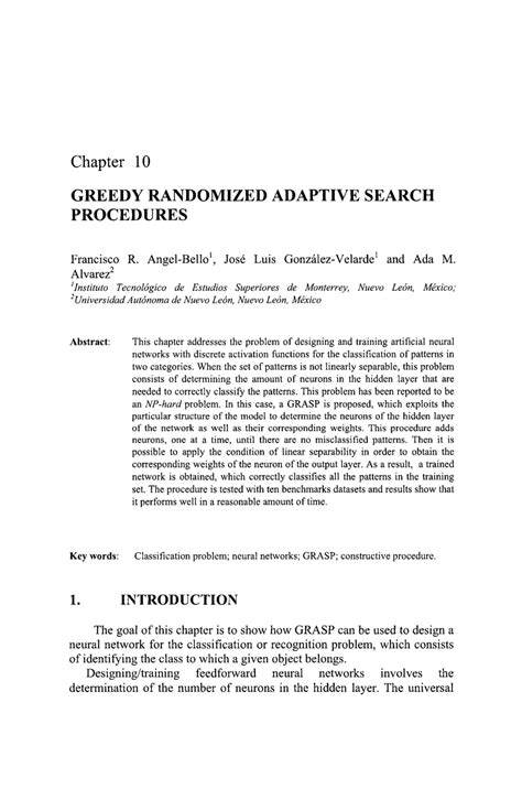 pdf greedy randomized adaptive search procedures
