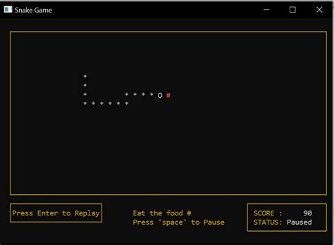 Snake Game In C CopyAssignment