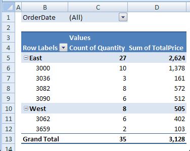 Change All Pivot Table Value Fields To SUM Excel Pivot Tables