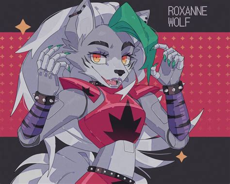 Roxanne Wolf Fanart By Li0nez On Deviantart Fnaf Golden Freddy Olsen Scarlet Witch Fanart