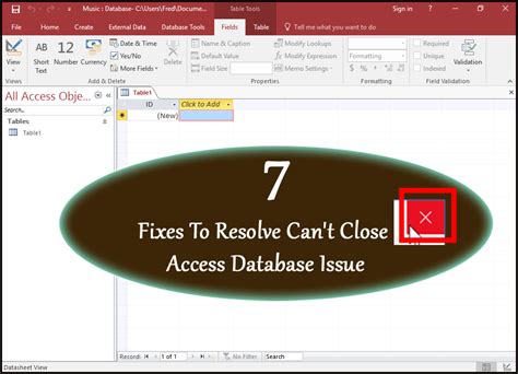fix can t close access database or access won t close 7 strategies unveiled
