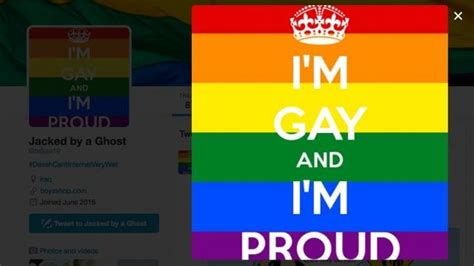 Hackers Add Rainbows Gay Pride Slogans To Islamic State Accounts