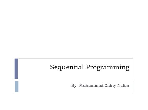 ppt sequential programming powerpoint presentation free download id 2590591