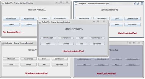 codejavu ejemplo look and feel en java