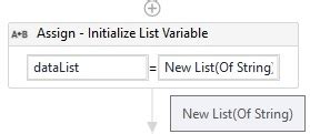 UiPath Initialize List And Assign Values To List