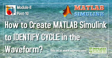 how to create matlab simulink to identify cycle in the waveform info4eee