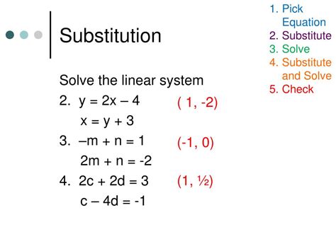 ppt 6 2 solving systems using substitution powerpoint presentation free download id 6868781