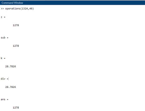 local functions in matlab geeksforgeeks