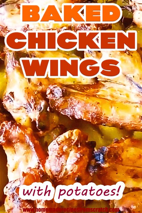 Easy Baked Chicken Wings With Potatoes