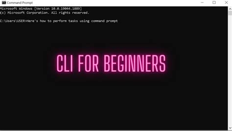 how to use the command line interface for beginners