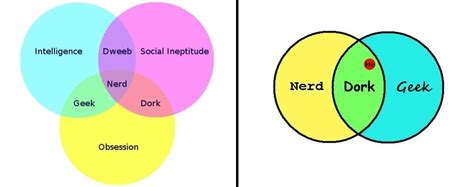 Eli5what Is The Difference Between A Nerd A Dork And A Geek Rexplainlikeimfive