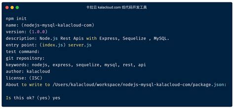 后端实战教程 如何使用 node js 开发 restful api 接口（node js express sequelize mysql） nodejs express
