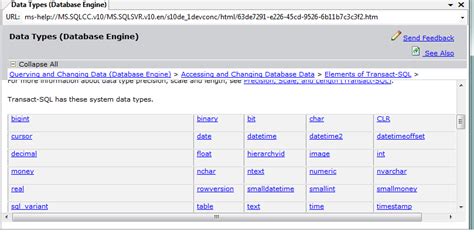 tipos de data en sql server sql server en español