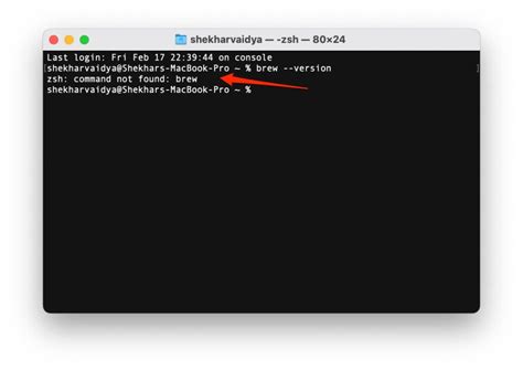 How To Fix Command Not Found Brew Error In Mac TechLatest