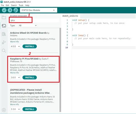 how to program raspberry pi pico and pico w using arduino ide