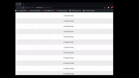 Infinite Scroll Using JavaScript Intersection Observer API GeeksforGeeks