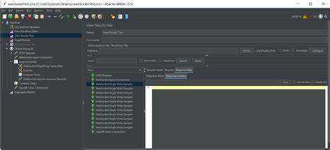 websocket request is not catched when send via jmeter stack overflow