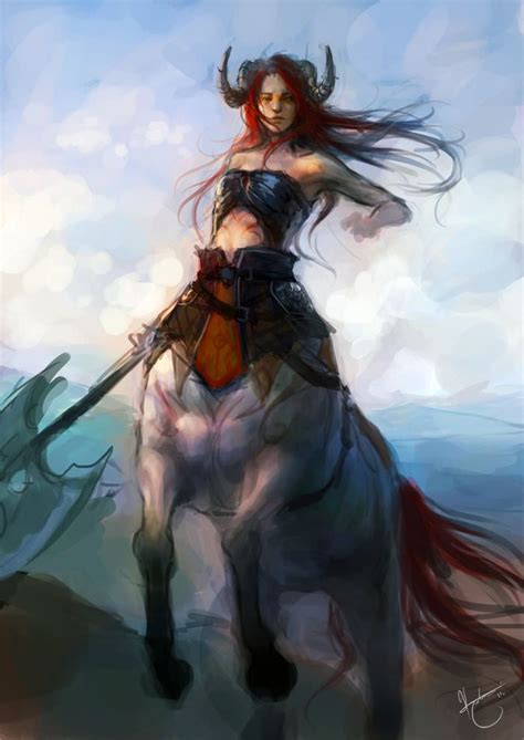 Have Yourself Some Character Art Album On Imgur Centaur Female Centaur Warrior Woman