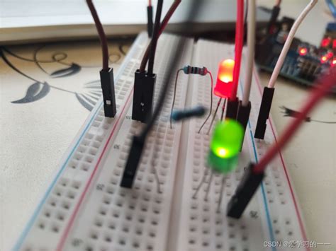 arduino学习篇记录2 1——面包板点亮发光二极管 面包板led灯叫什么 csdn博客