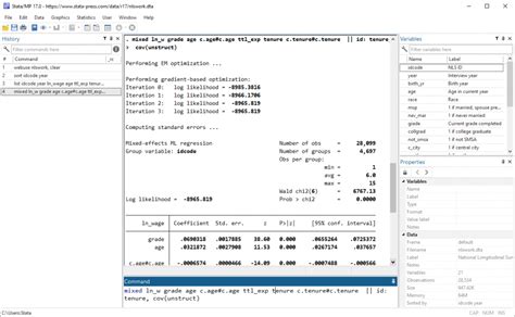 Display Regression Equation In Stata