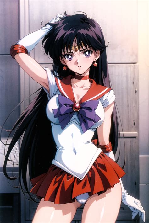 Sailor Mars And Hino Rei Bishoujo Senshi Sailor Moon Generated By Sailorojisan Using Hassaku