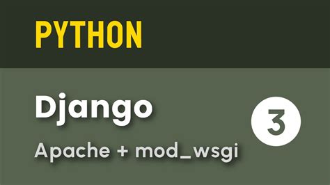 Python 初級Django項目部署 Apache mod wsgi 教學 deployment 廣東話 60fps YouTube